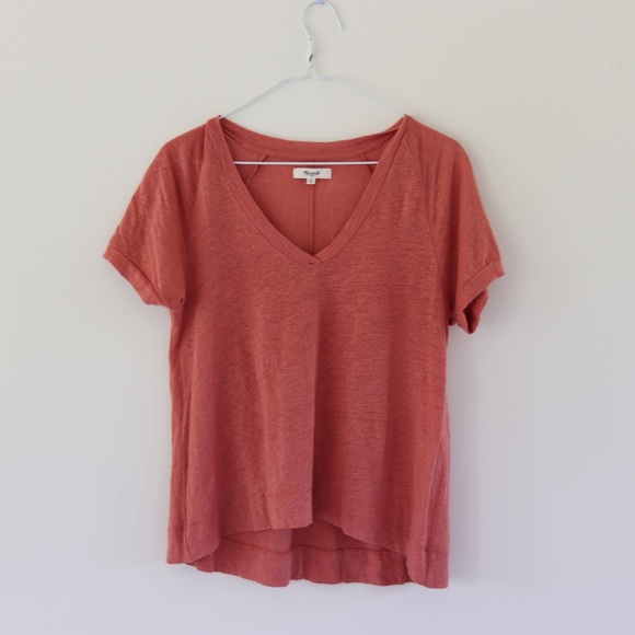 Madewell | Tops | Madewell Coral Tee | Poshmark